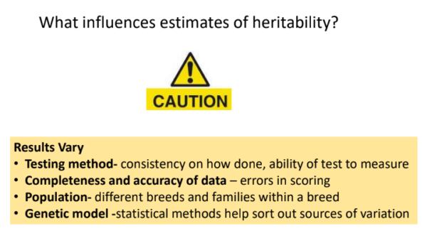 Why are EBVs different for littermates? – International Working Dog ...